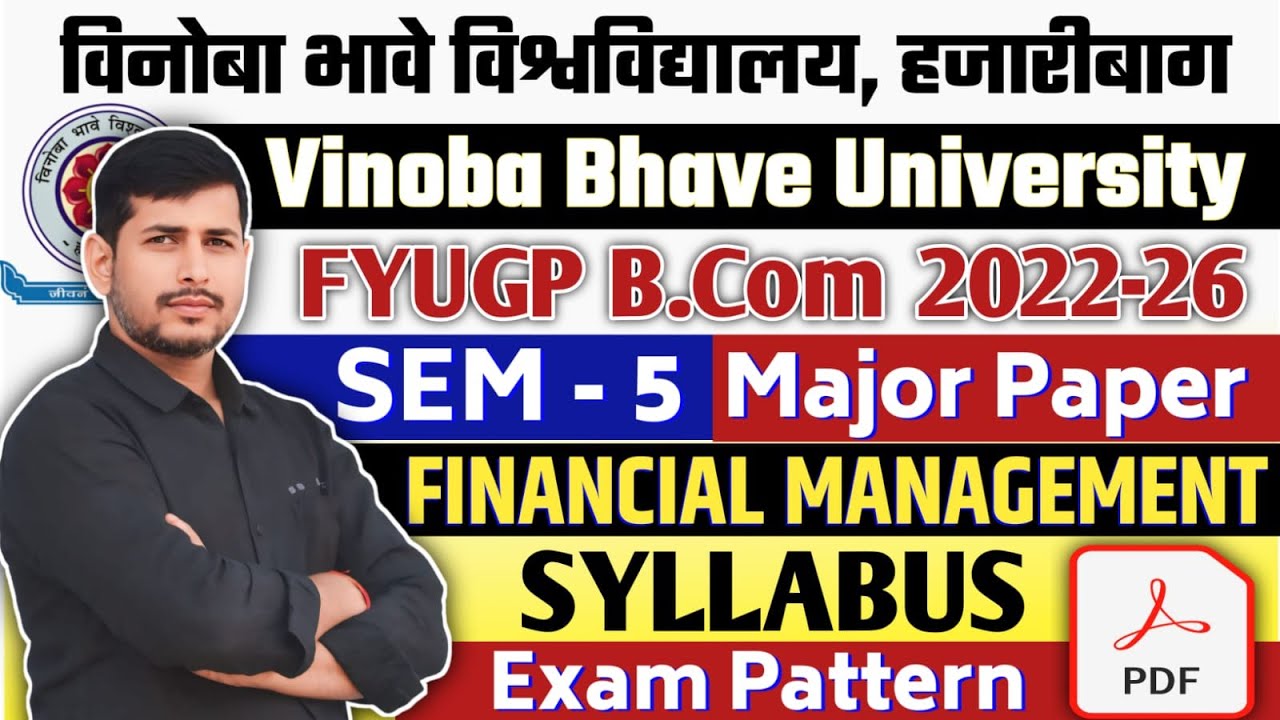 📚B.Com Semester 5 Major Paper Financial Management Syllabus ...