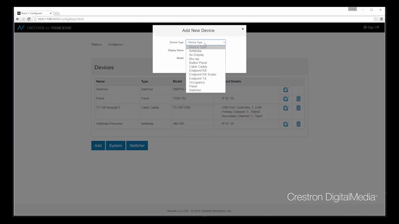 Crestron AV Framework™ Overview - YouTube