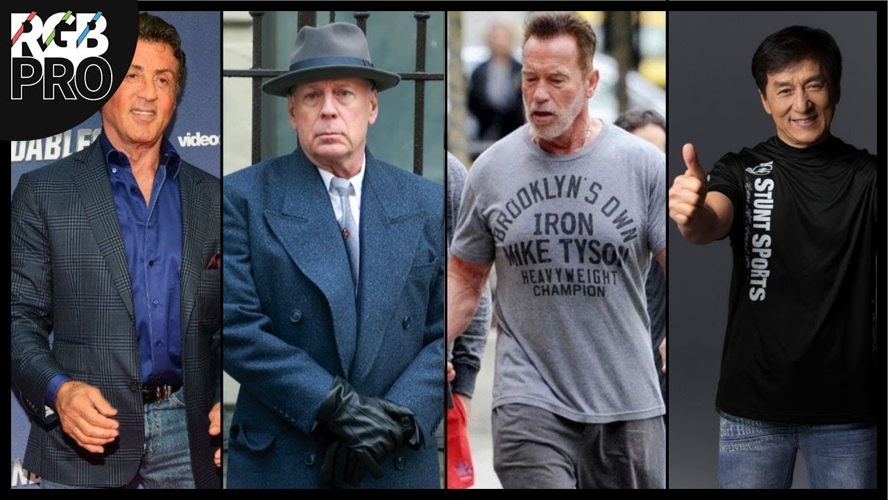 50 ACTION STARS Then and Now 2019 - YouTube