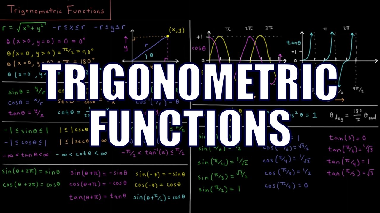 PChem Math 1.5 - Trigonometric Functions - YouTube