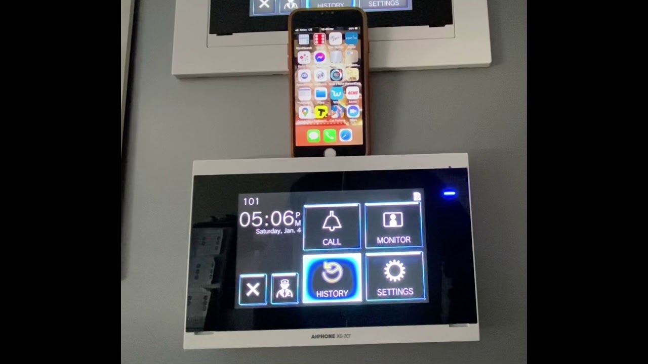Aiphone IXG calling from tenant to APP - YouTube