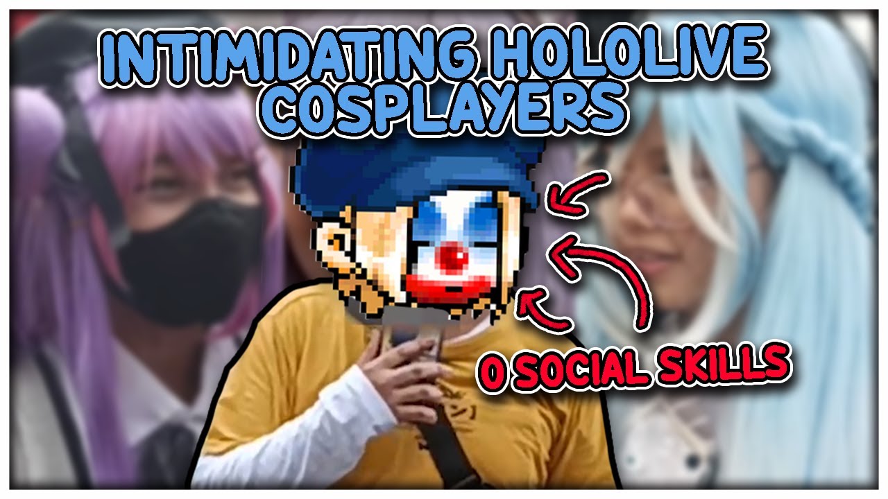 Intimidating Hololive cosplayers at small anime events【VLOG】 - YouTube
