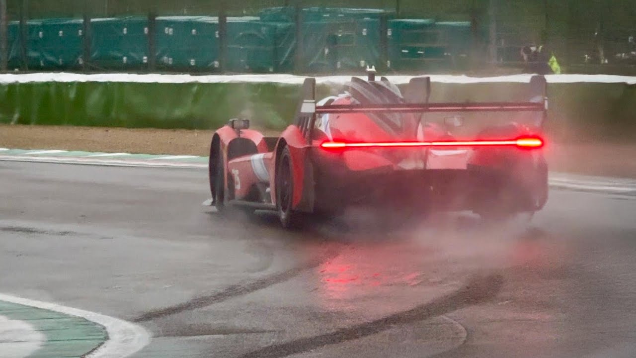 Ferrari 499P and F1 go CRAZY in the Rain: Finali Mondiali 2024 - YouTube