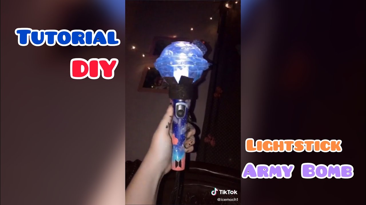 Tutorial DIY Lightstick Army Bomb [Low Budget] - YouTube