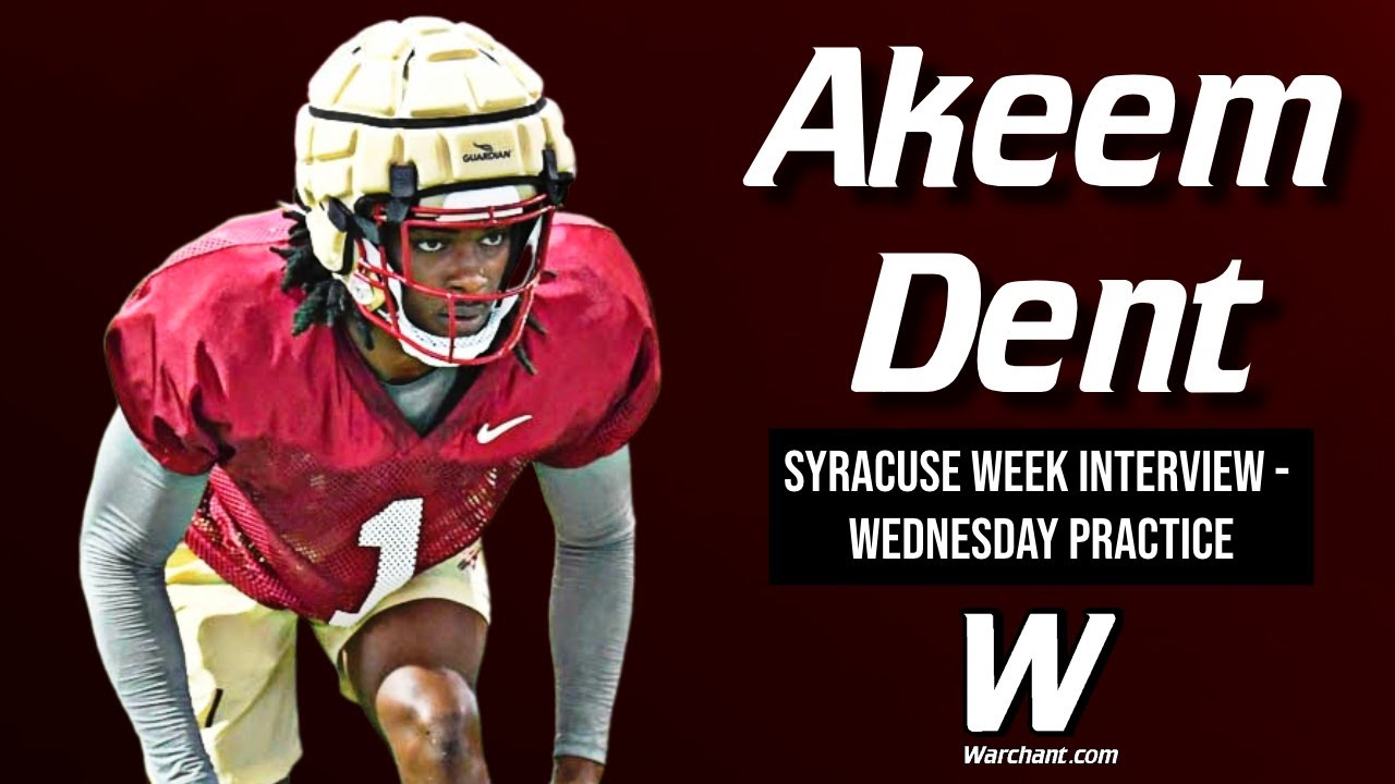 FSU Football | Florida State DB Akeem Dent Interview Syracuse Week ...