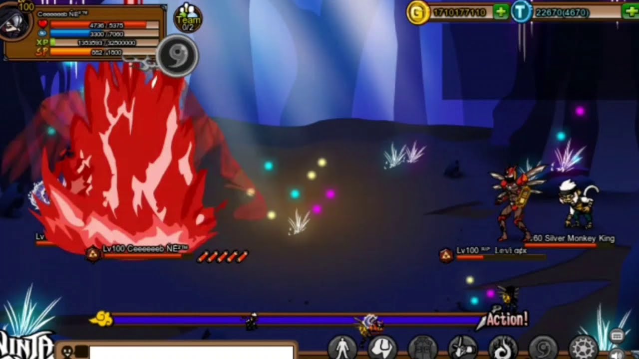 Ninja Saga NEW Random PVP 2020 IS Super Tanky VS 4 Different Talents ...