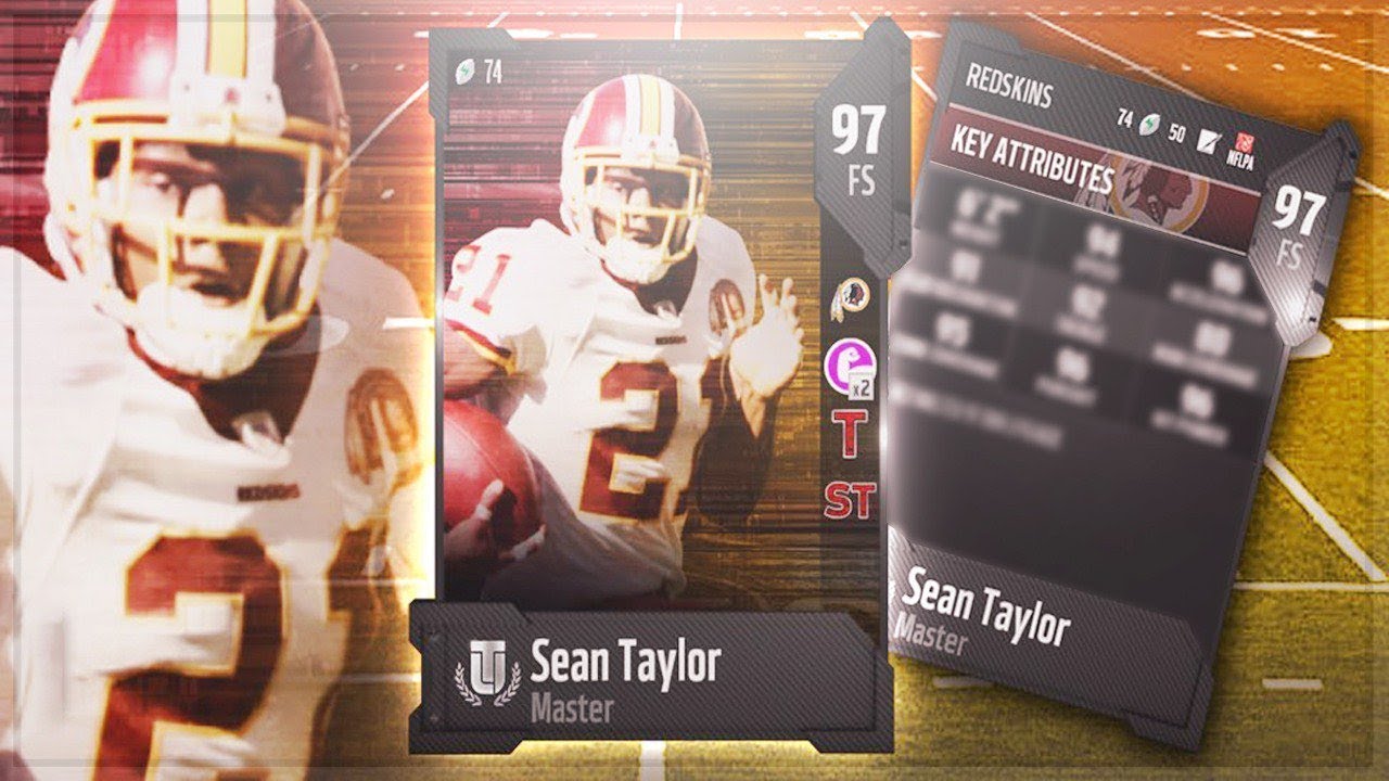 NEW 97 SEAN TAYLOR STATS REVEALED! 94 SPEED! 95 ZONE! | MADDEN 18 ...