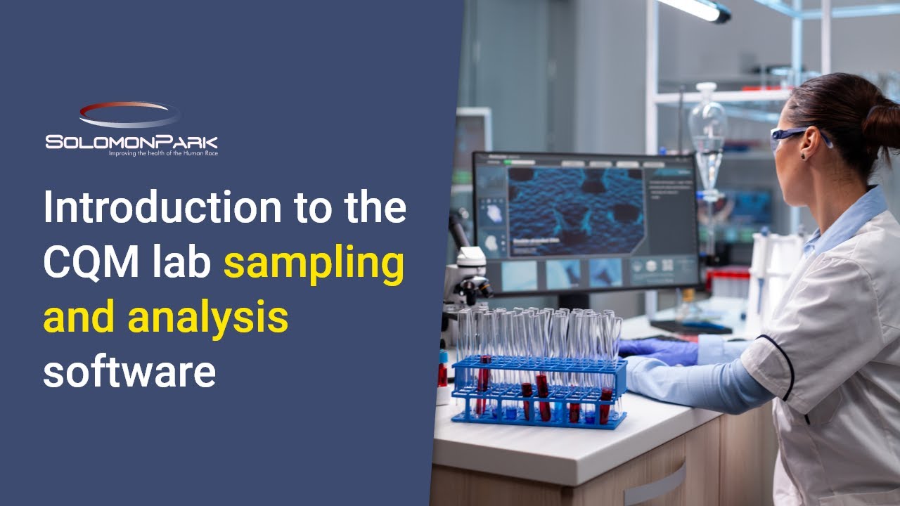 Introduction to the CQM Lab Sampling and Analysis Software - YouTube
