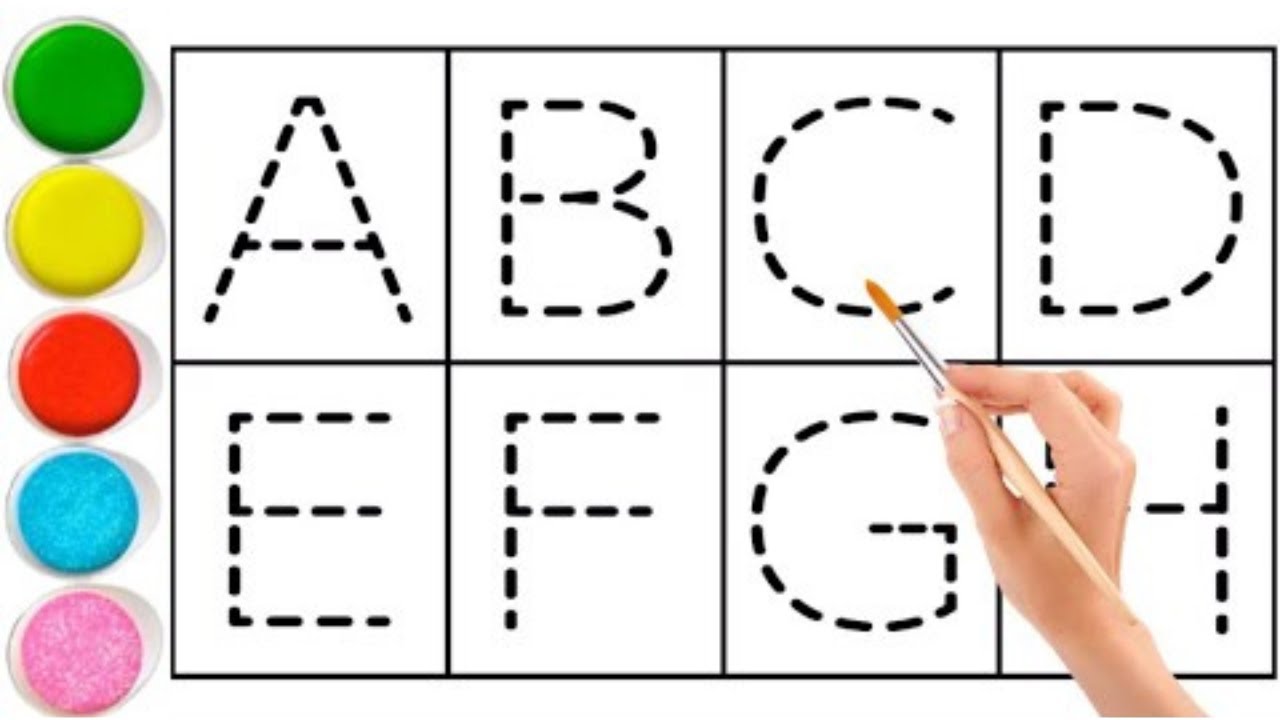 Learn ABCD Alphabets and numbers counting 123.Shapes for kids and ...