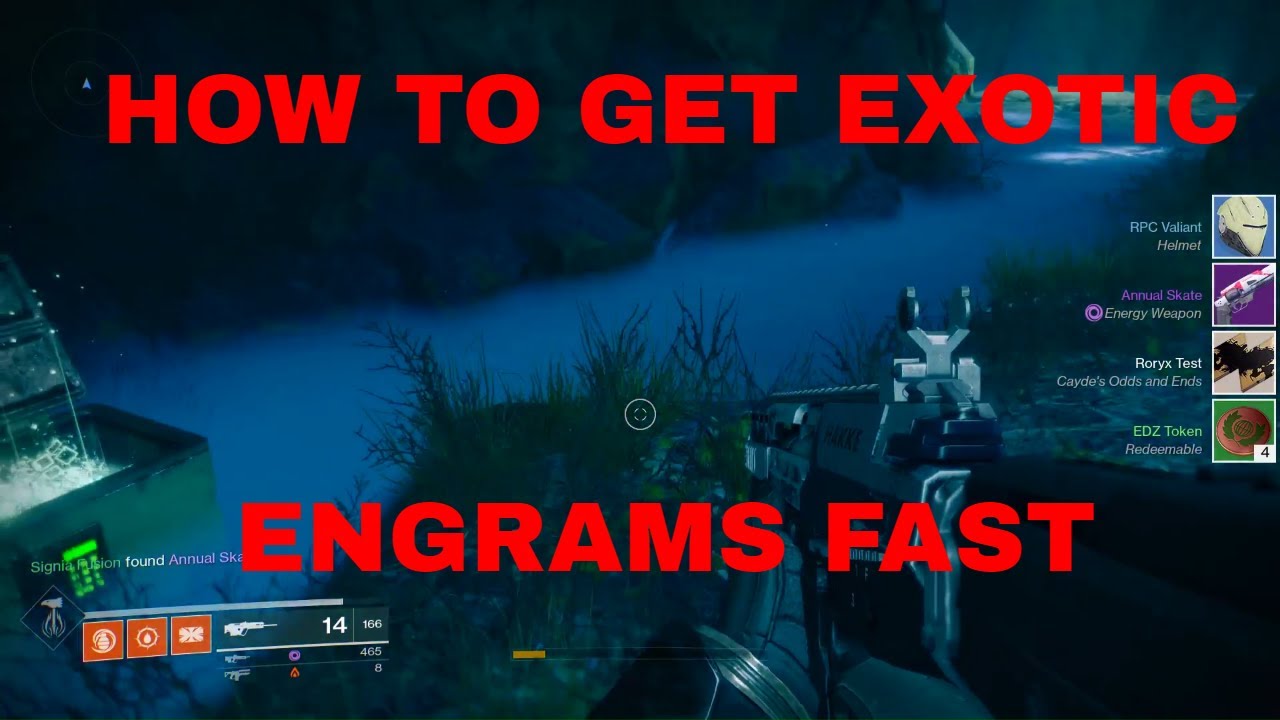 DESTINY 2 - HOW TO GET EXOTIC ENGRAMS AND LEGENDARY ENGRAMS FAST - YouTube