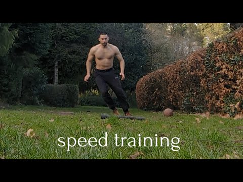 Two speed sessions, Monday Tuesday, Burpees, sprints, plyometric drills ...