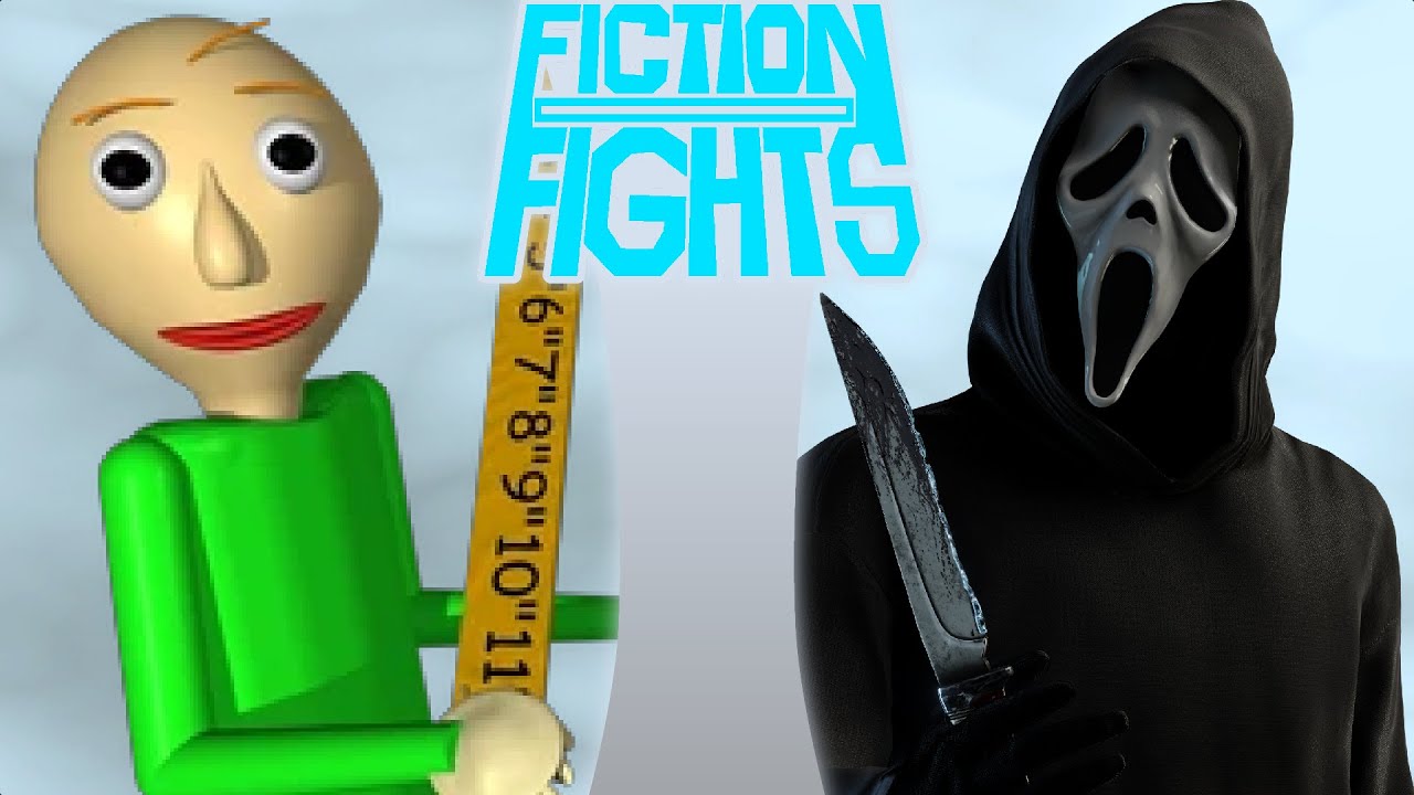 Ghostface VS. Baldi (Scream VS. Baldi's Basics) - Fiction Fights - YouTube