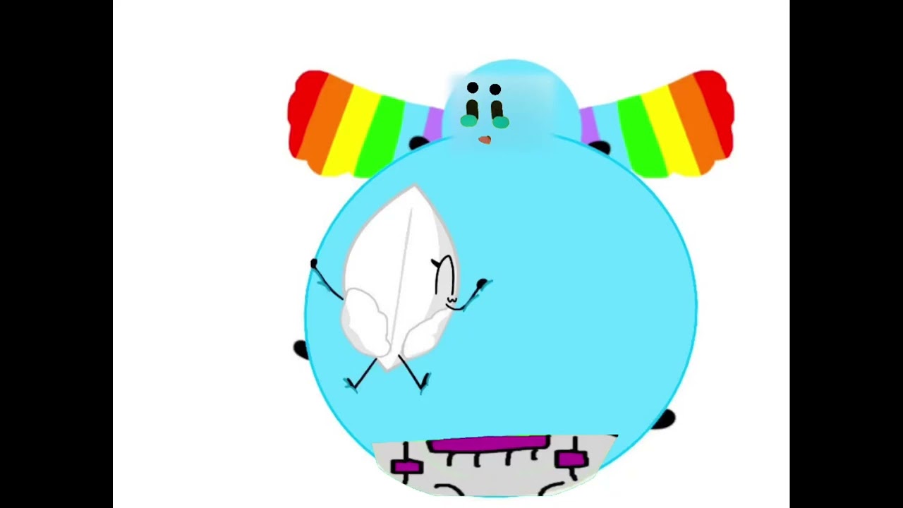 Baby RaimBow Blue Ball Inflation Crying BFDI - YouTube