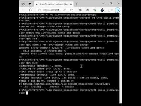 0x01 Shell, permissions - Owner and group - YouTube