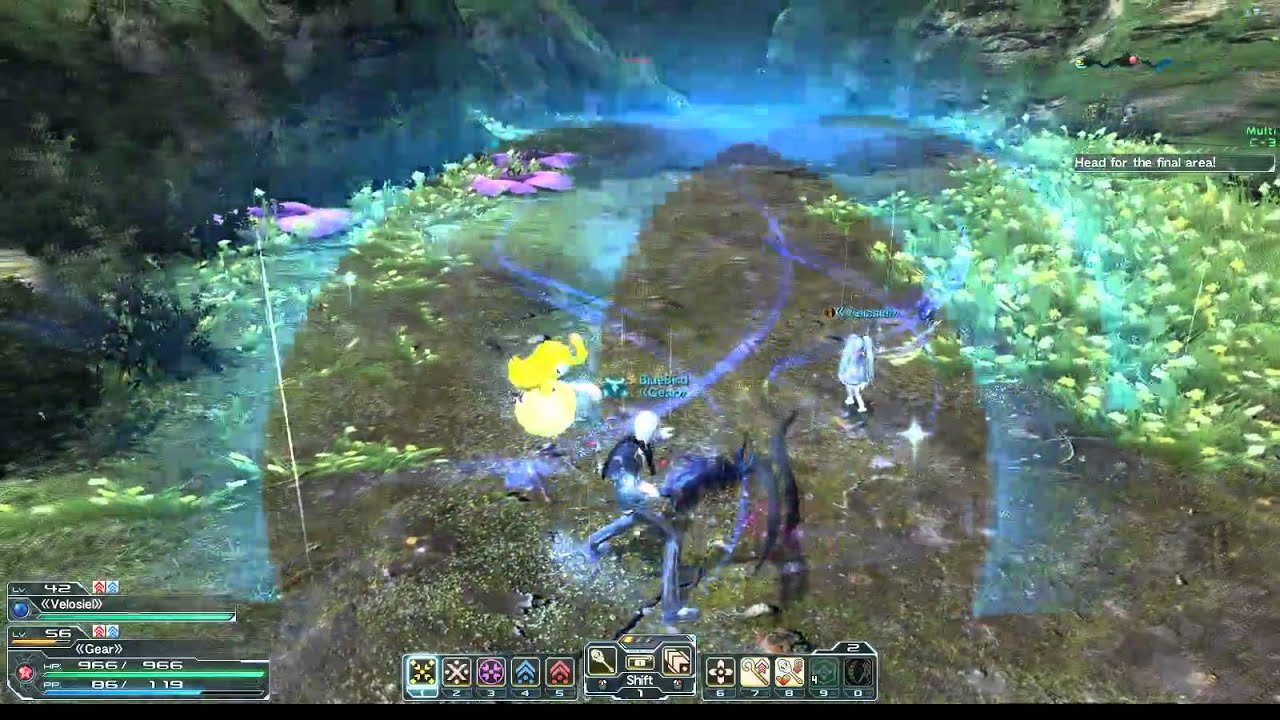 [PSO2] Techer - Wide Support - Wand - YouTube
