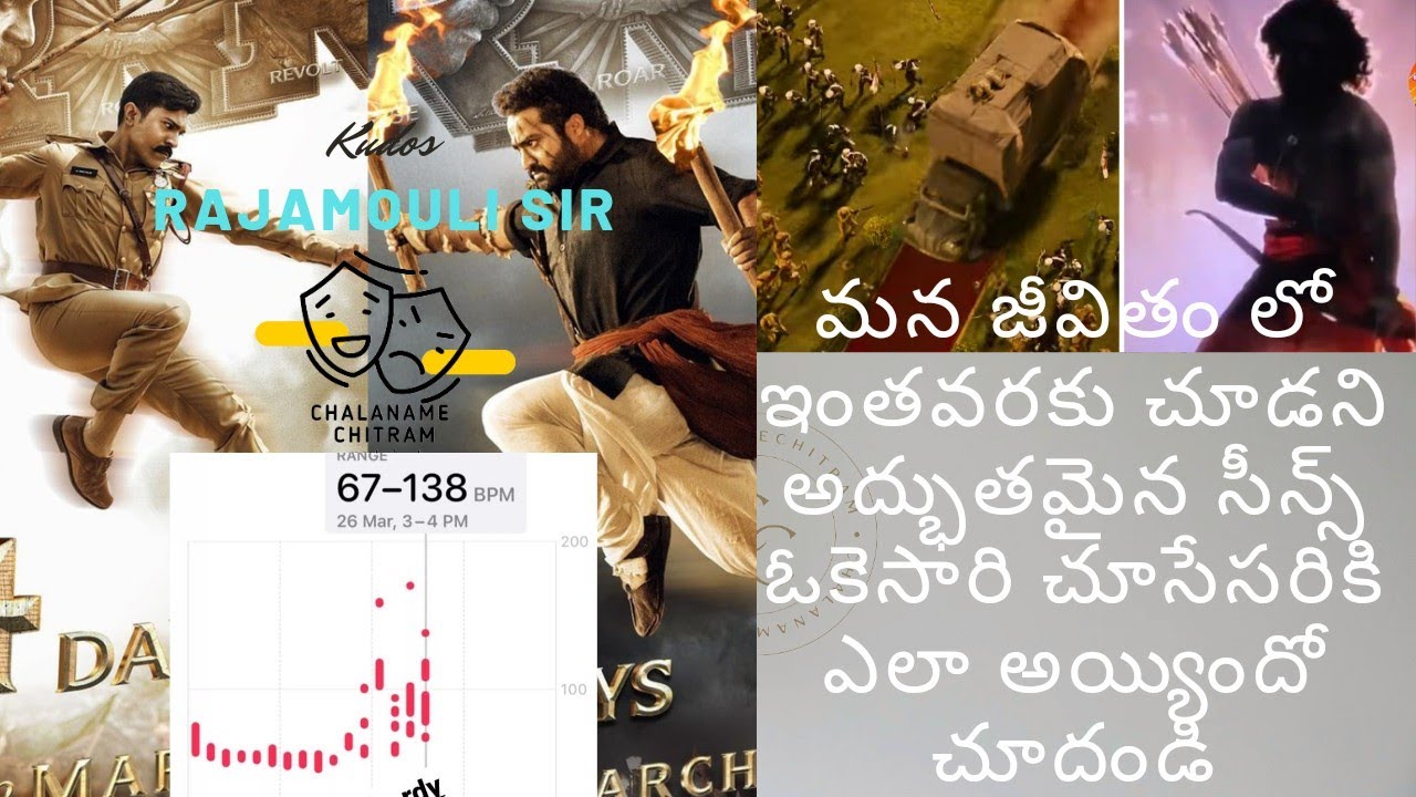 High Intense scenes from RRR/ఇలంటి సీన్స్ మన లైఫ్ లో చూసిఉండం/Rrr movie ...