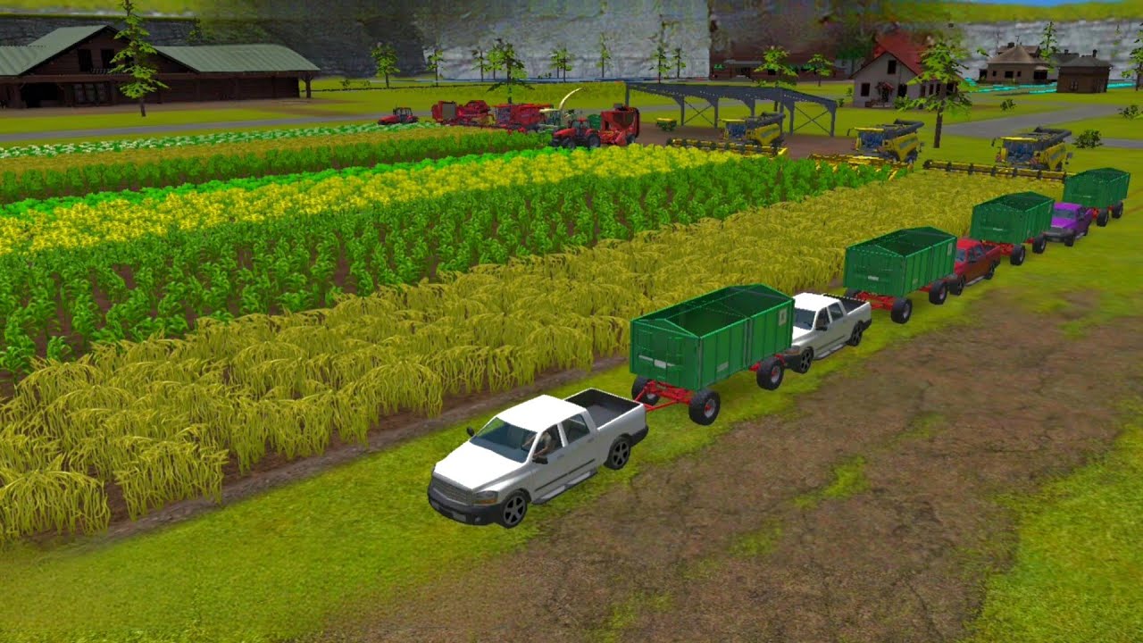 fs 16 how to harvest crops ! farming simulator 16 | timelapse #fs16 ...