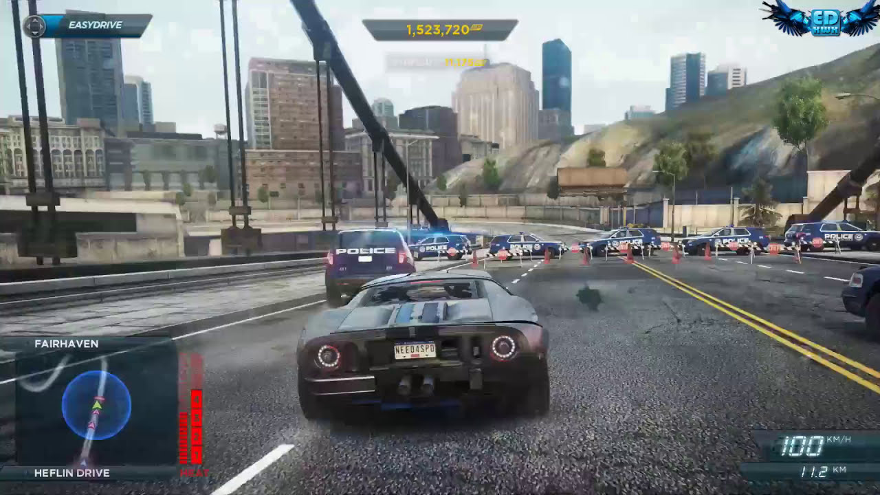 Ford GT Need For Speed: Most Wanted Police Chase - YouTube