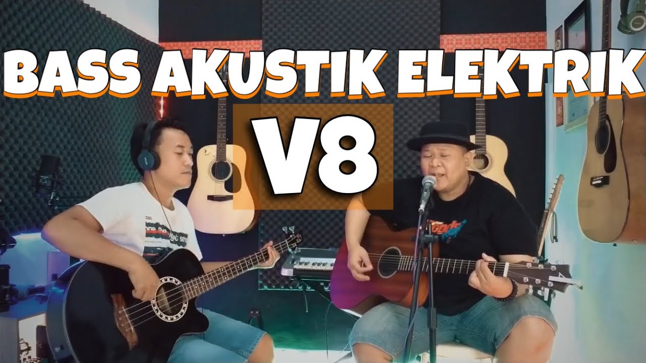 SOUNDCARD V8 DIPAKAI GITAR DAN BASS AKUSTIK ELEKTRIK SUARA AJIIIIBB ...