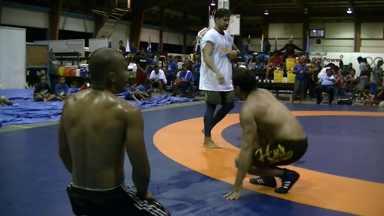 12th Belau Games (2019) - Wrestling Belau Games Blesam Tarkong vs Guy ...