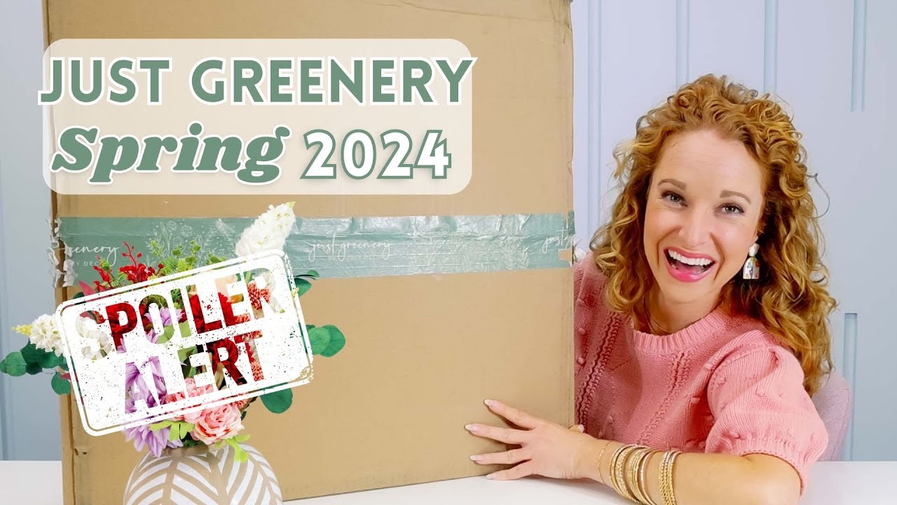 Just Greenery Spring 2024 | The Perfect Spring Wreath & Bouquet - YouTube