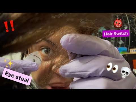 ASMR - Hair & Eyball Replacement (Micah) - YouTube