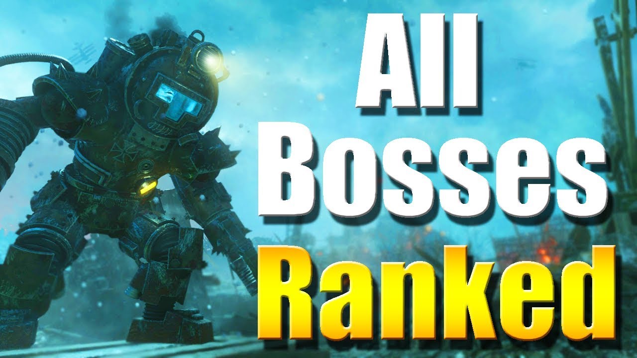All Cod Zombies Bosses Ranked From Worst To Best - YouTube
