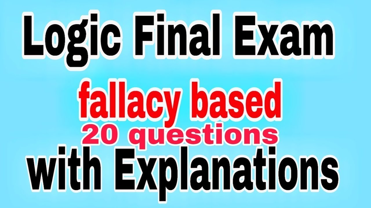 🔴Logic Final exam freshman chapter 5 (በአማርኛ 20 ደቂቃ ብቻ) - YouTube