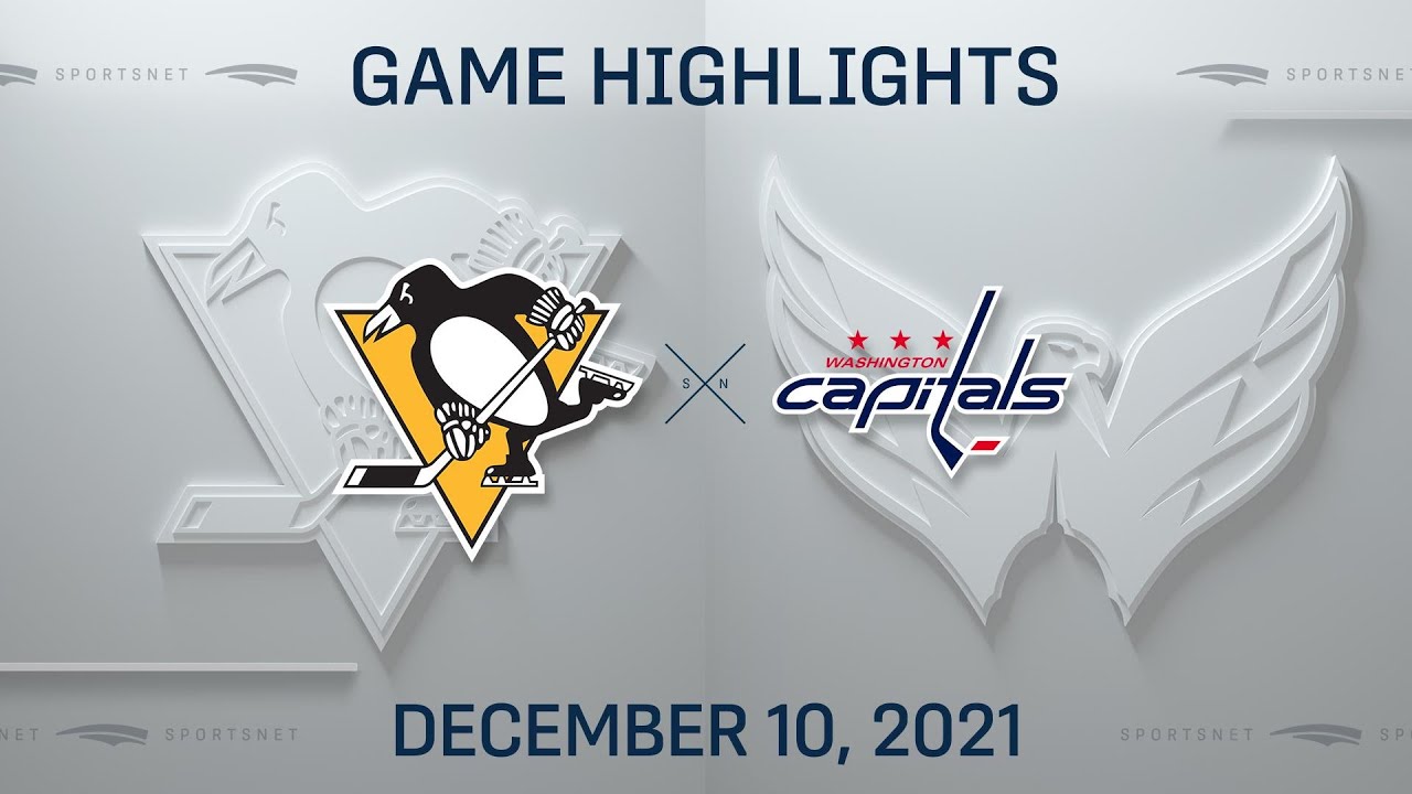 NHL Highlights | Penguins vs. Capitals - Dec. 10, 2021 - YouTube