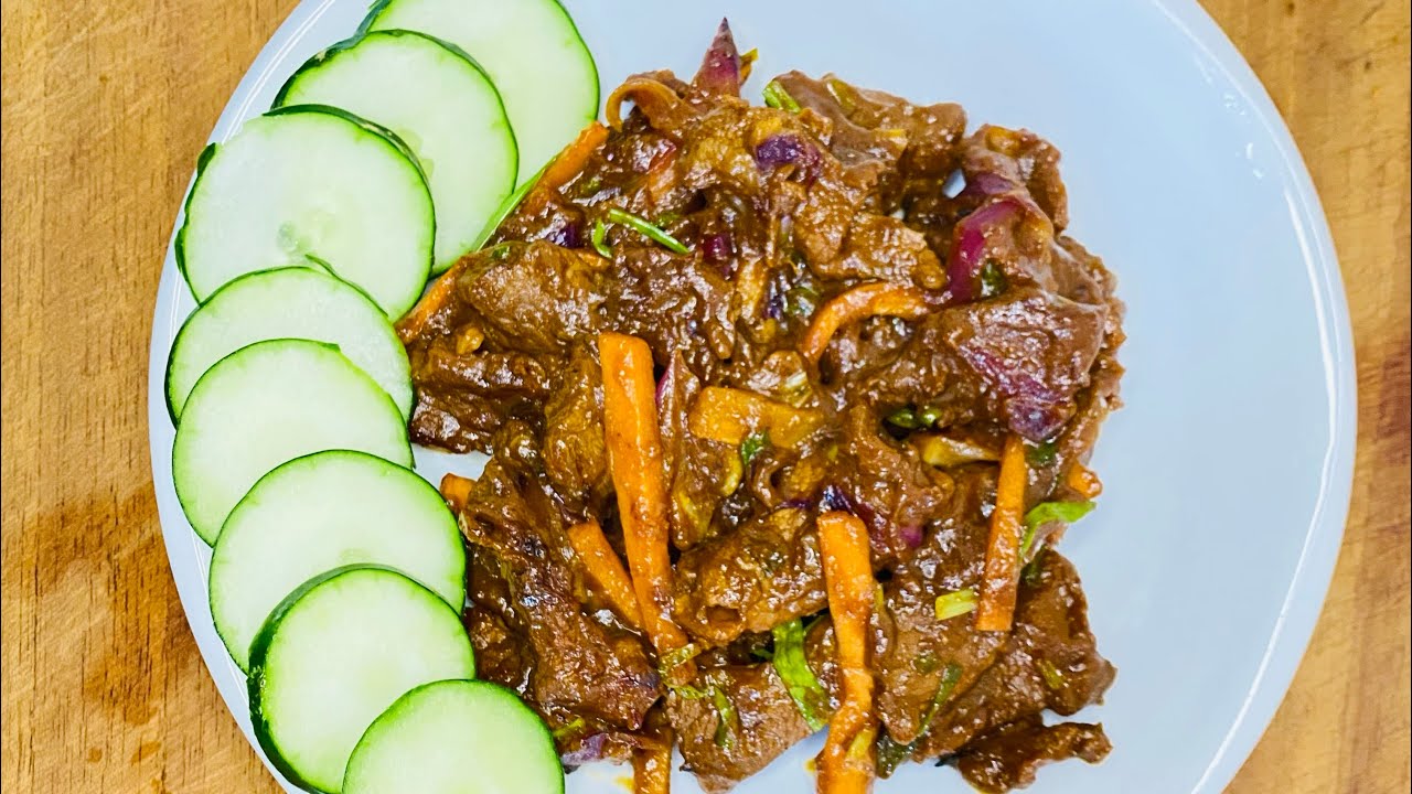 JINSI YA KUPIKA STIR FRY YA NYAMA/ BEEF STIR FRY - YouTube