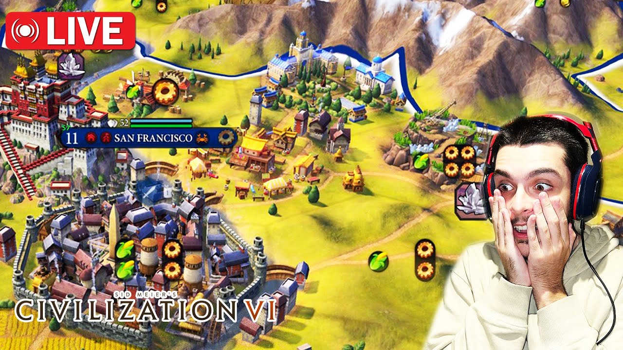 🔴Civilization 6: Conquering the World One Turn at a Time With Australia ...