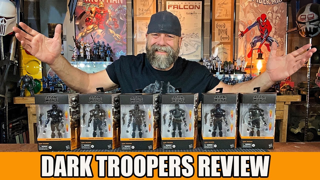 Star Wars Black Series DARK TROOPER Deluxe Action Figure Review and ...