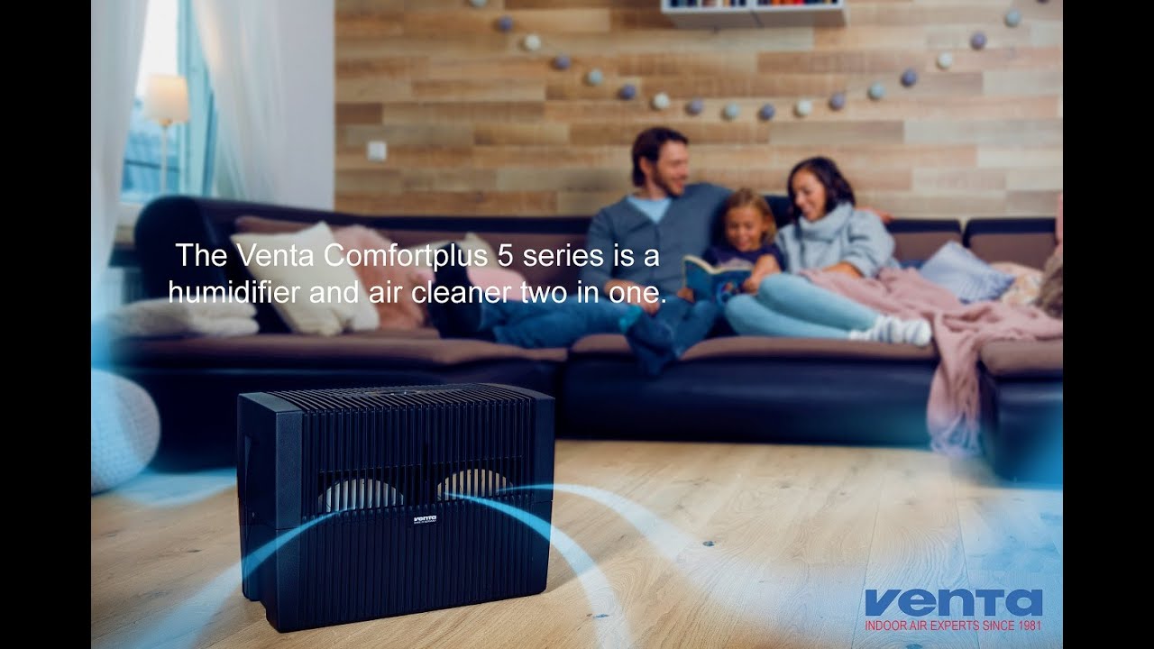 Video The Venta Comfortplus series is a humidifier and air cleaner in ...