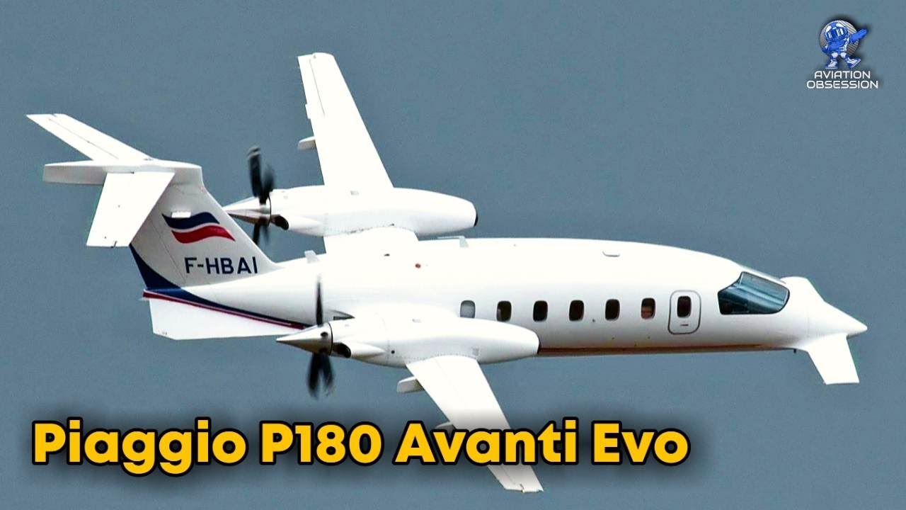 Piaggio P180 Avanti Evo - YouTube