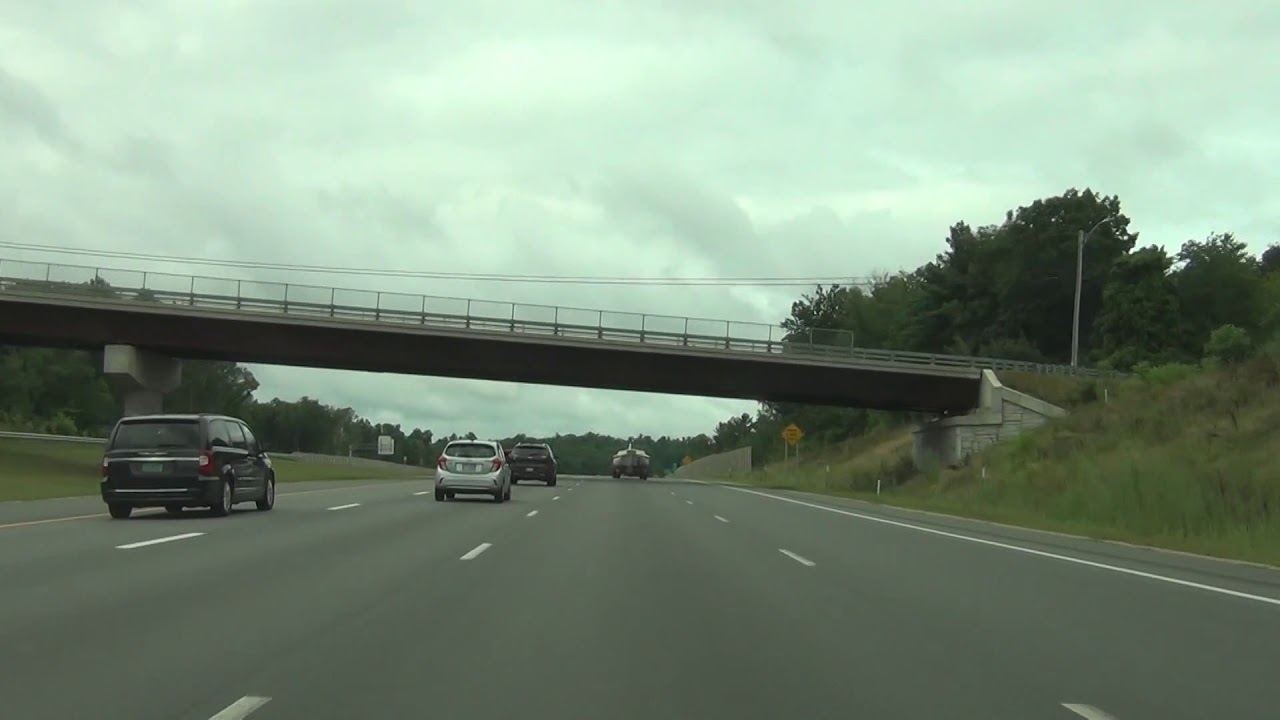 New Hampshire - Interstate 93 North - Mile Marker 0 to 10 - YouTube