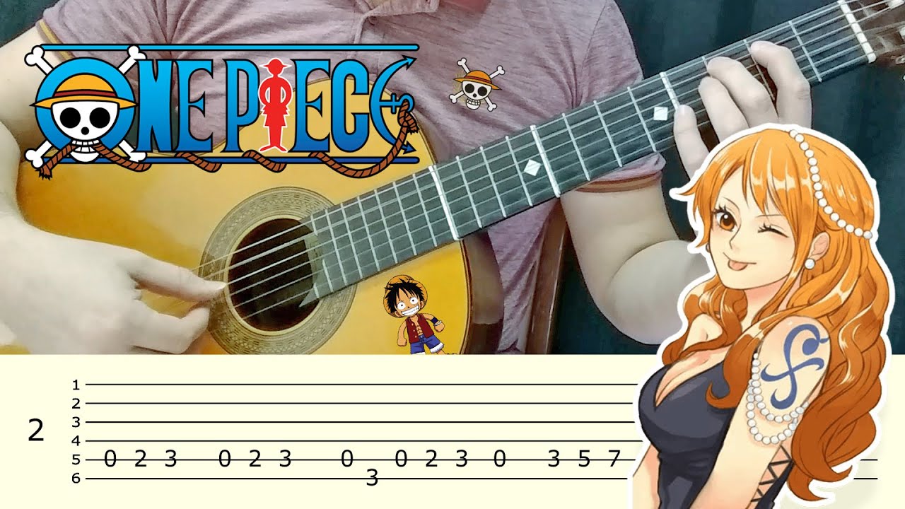 🏴‍☠️ ONE PIECE - Tema Abertura - Easy Guitar Tutorial - YouTube