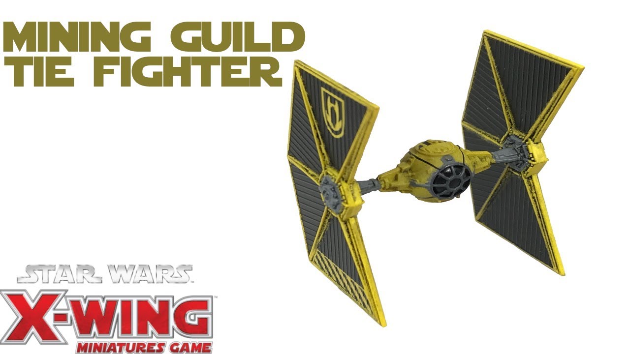 Star Wars X-Wing 2.0 Mining Guild TIE Expansion Pack - YouTube