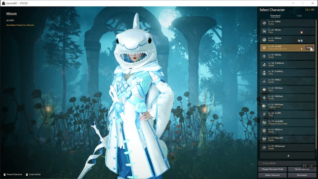 BDO fail select character - YouTube