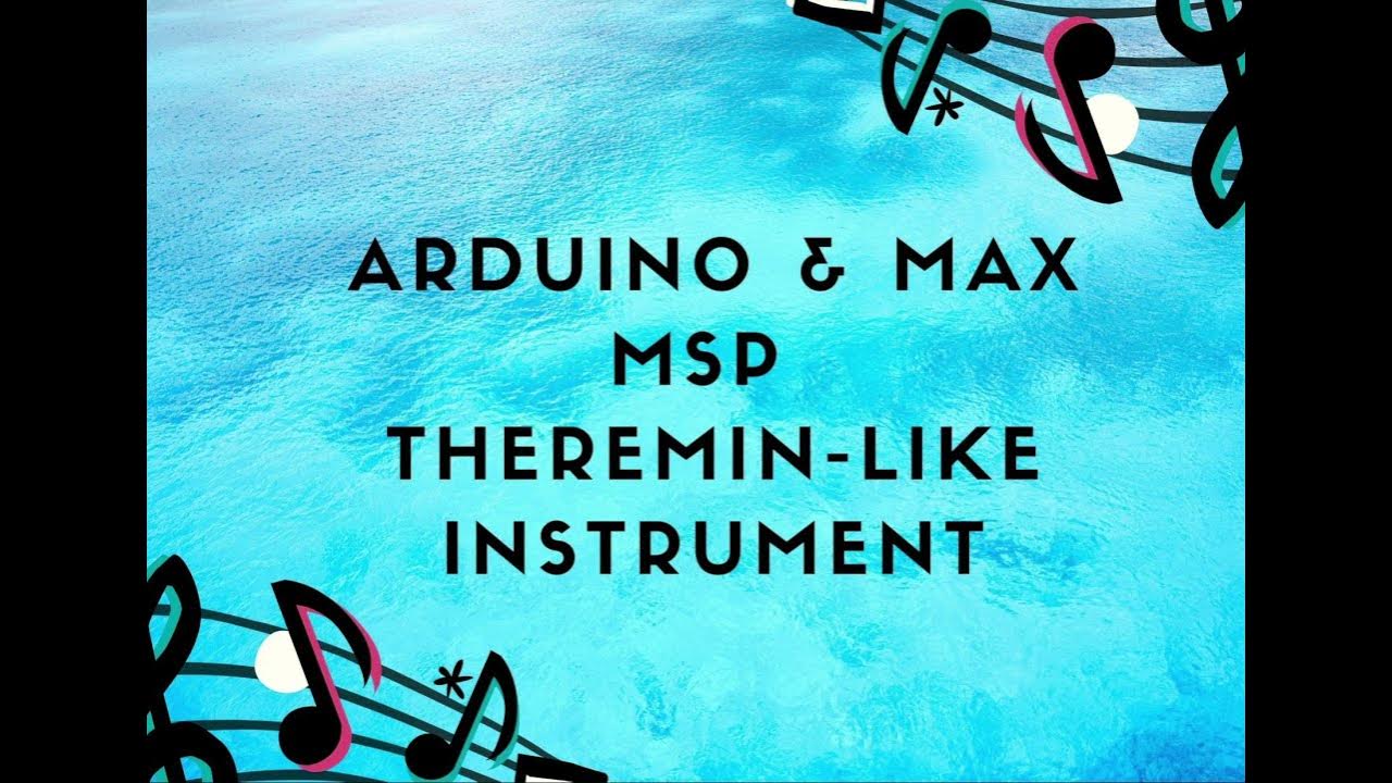 Arduino & Max msp Theremin like instrument - YouTube