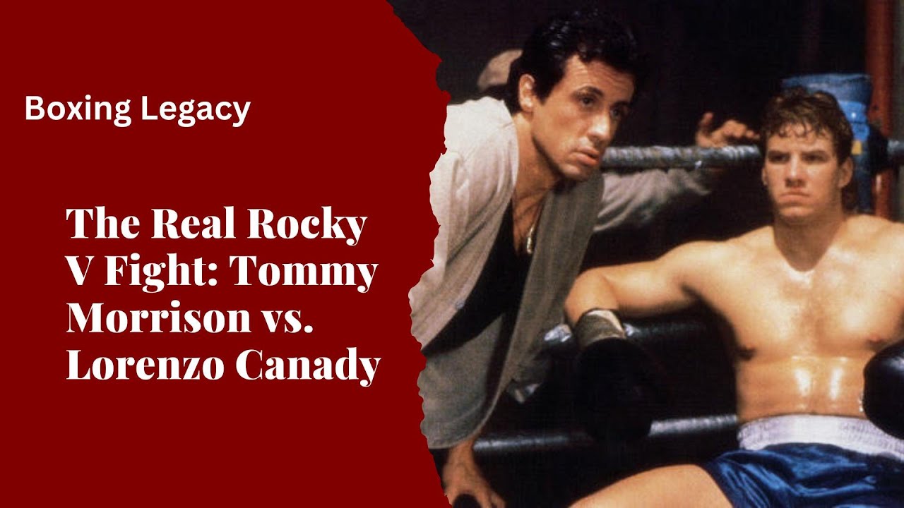 Tommy Morrison vs. Lorenzo Canady Full Rocky V Fight | Boxing History ...