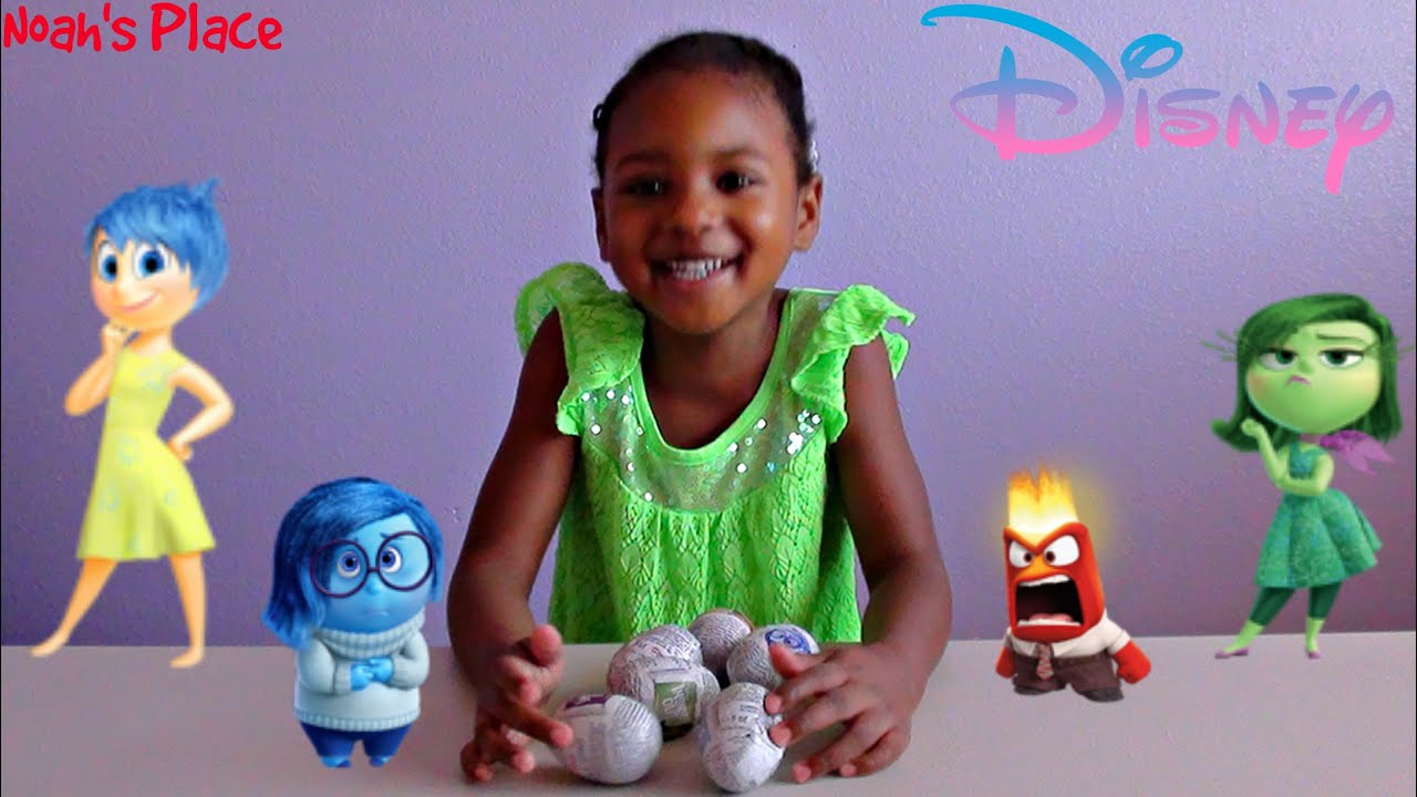 Disney Pixar Inside Out Chocolate Surprise Eggs!! - YouTube