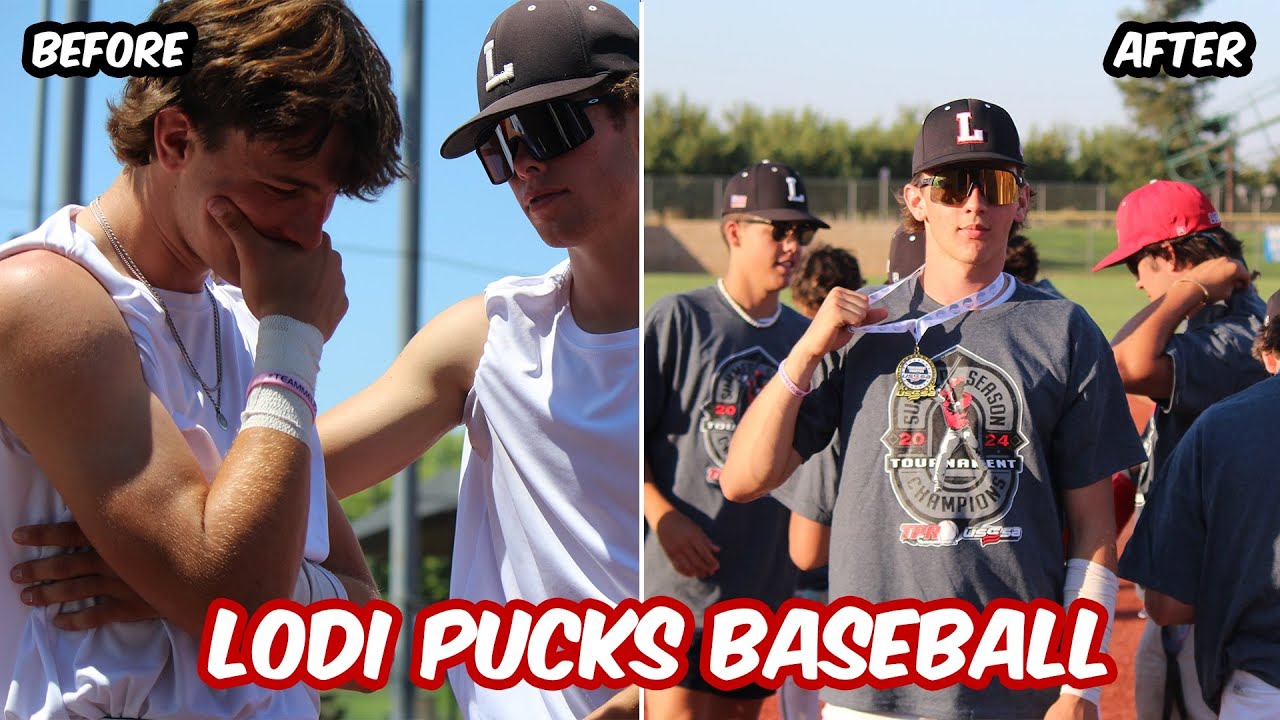 We Won Every Baseball Tournament We Played In - Lodi Pucks - YouTube