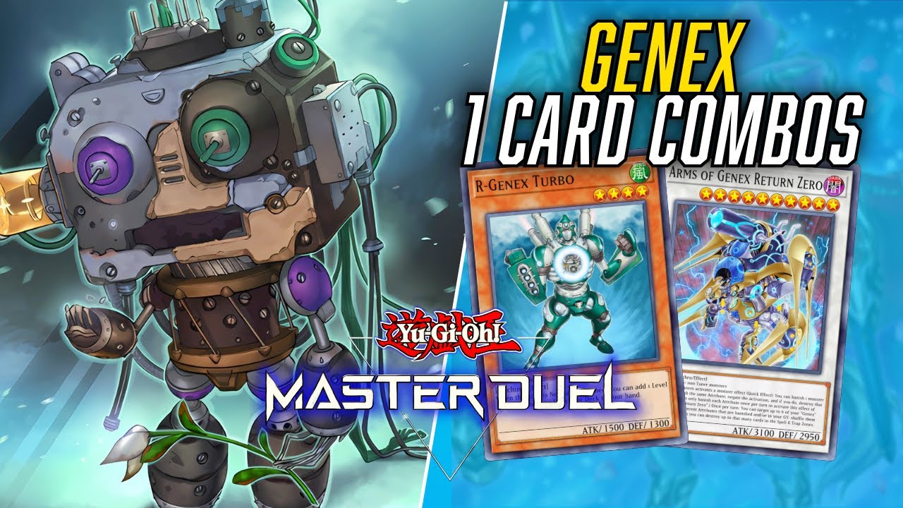 1 Card GENEX Combos | Yu-Gi-Oh! Master Duel - YouTube