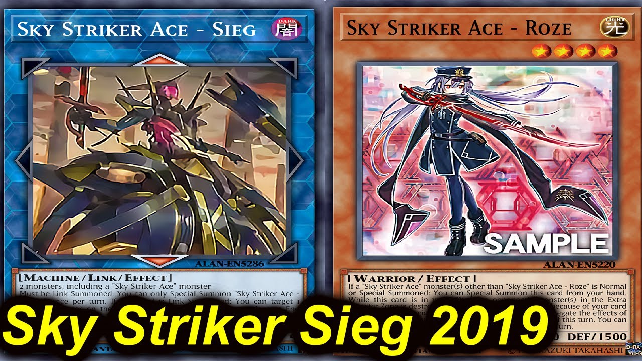 【YGOPRO】SKY STRIKER ACE - SIEG DECK 2019 - YouTube