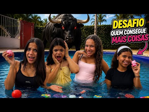 Era pra ser só um desafio na piscina mas o boi da cara preta apareceu (Jéssica Sousa)￼