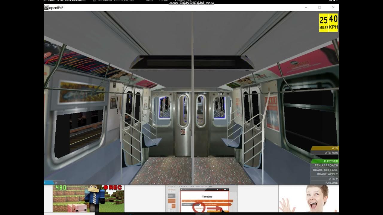 openbve r160 siemens V train - YouTube