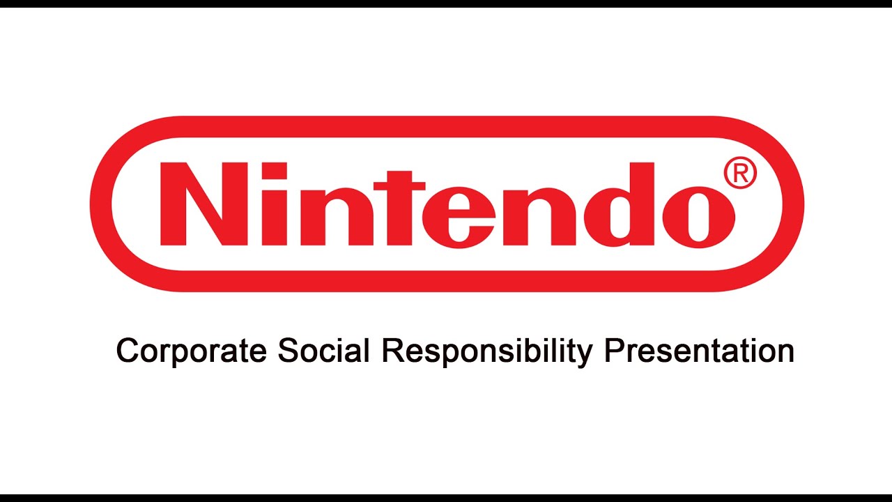 Nintendo Corporate Social Responsibility Report Presentation - YouTube