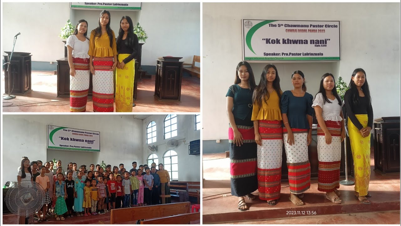 The 5th Chawmanu pastor circle chwrai rok ni program || #tripura #vlog ...