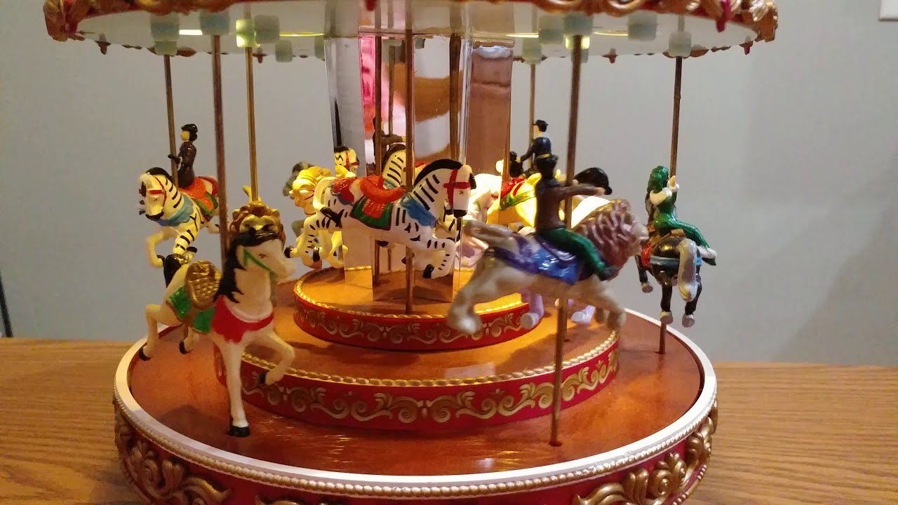 Mr.Christmas Triple Decker Carousel - YouTube