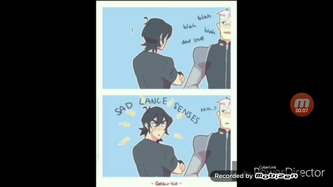 Sad Lance(A Klance comic dub) - YouTube